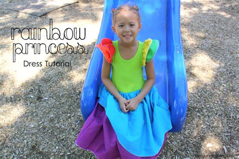 Rainbow Princess Dress Tutorial Rae Gun Ramblings