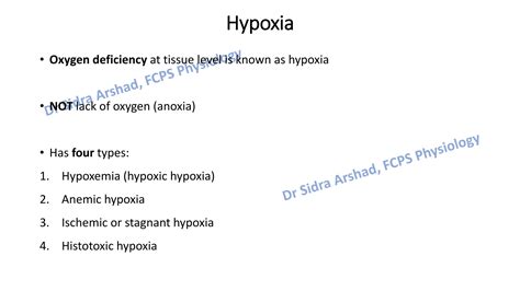 Types Of Hypoxia Hypercapnia And Cyanosis Pdf