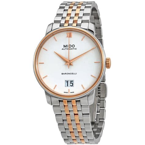 Mido Baroncelli Automatic White Dial Mens Watch M0274262201800 Mido