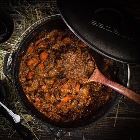 Originele Franse Boeuf Bourguignon Op De Bbq