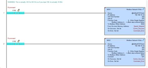 Im Trying To Achieve Modbus Tcp Communication Between A Brx Bx Dm1e M
