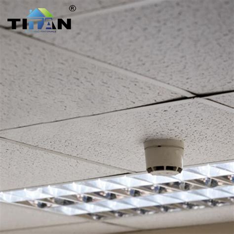Panel Falso Techo Tablero De Techo De Fibra Mineral Drop Ceiling Tiles