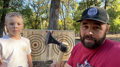 Diy Axe Throwing Target Build Exmarks Backyard Life