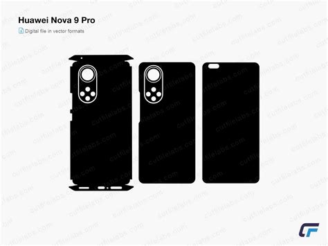 Huawei Nova 9 Pro 2021 Cut File Template Cutfilelabs