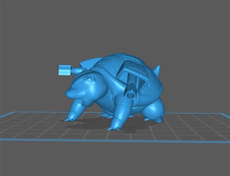 Stl File Clone Blastoise Pokemon 3d Print Model 🐉 ・3d Printer Design To