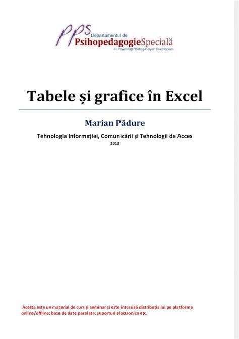 Pdf Modulul 2 Tic Ta Tabele Si Grafice In Ms Excel 2013 Dokumen Tips