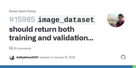 `image dataset from directory ` should return both training and