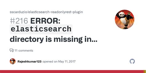 Error `elasticsearch` Directory Is Missing In The Plugin Zip · Issue 216 · Sscarduzio