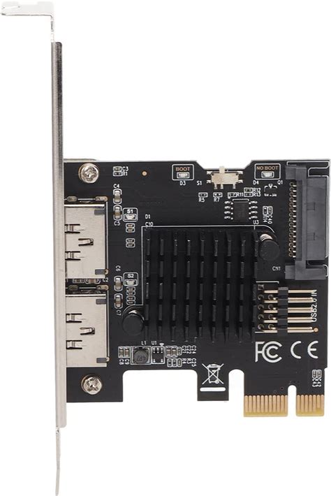 Pcie To Power Esata Expansion Card Pcie 1x To 2 Ports Power Over Esata