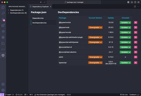 Npm Manager Visual Studio Marketplace