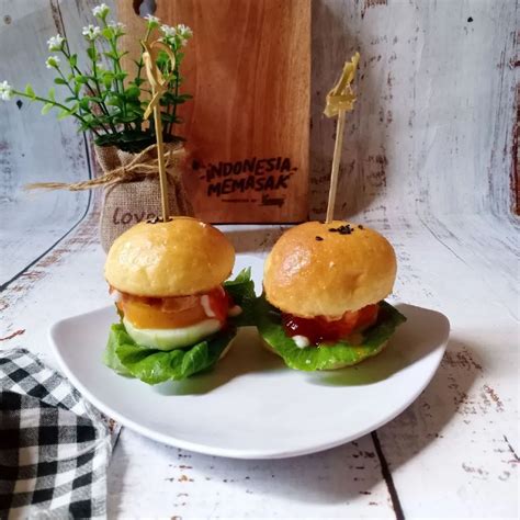 Resep Mini Burger Sosis Sederhana Rumahan Di Yummy App