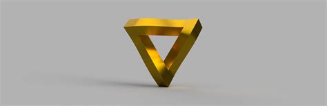 Penrose Triangle By Arjun Download Free Stl Model
