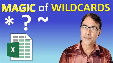magical trick of wildcards in excel excel wildcards youtube