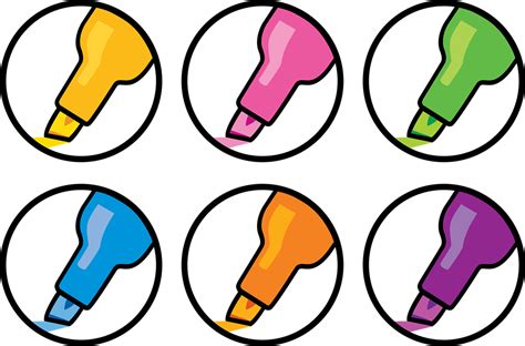 하이라이터 아이콘 형광펜 강조 표시 색깔 Pixabay의 무료 벡터 그래픽