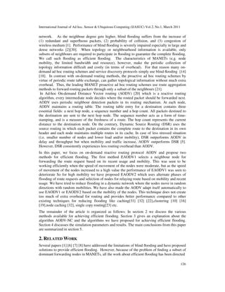 ADAPTIVE AODV ROUTING PROTOCOL FOR MOBILE ADHOC NETWORKS PDF Computer Networking Computing