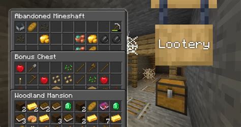 Lootery Loot Table Overhaul Minecraft Data Pack