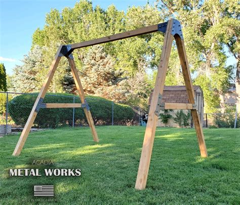 4 X 4 Rustic Swing Set Bracket Kit Designed For 4x4 Beams Etsy