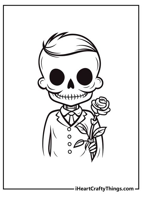 Coloring Pages Of Skeletons