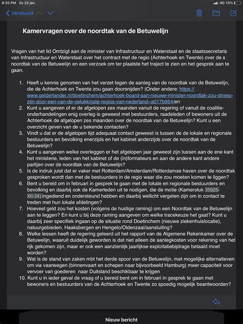 Pieter Omtzigt On Twitter Kamervragen Over De Mogelijke Noordtak