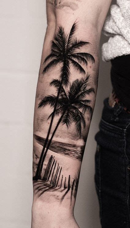 125 Unique Palm Tree Tattoos Youll Need To See Tattoo Me Now Cool