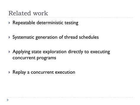 Ppt Chess A Systematic Testing Tool For Concurrent Software