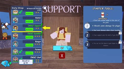 99 Nights In The Forest Support Class Guide Deltias Gaming