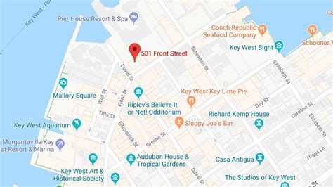 Key West Street Map