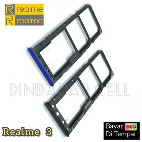 Slot Simcard Realme 3 Simtray Dudukan Tempat Kartu Sim Memory Card Lazada Indonesia