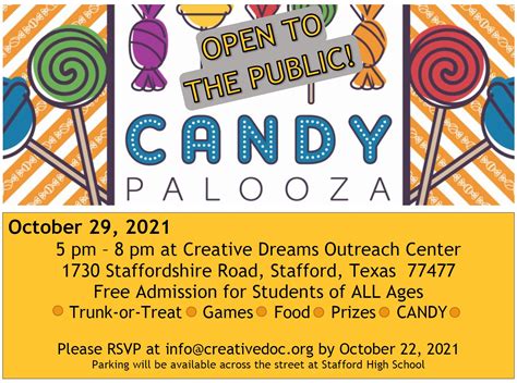 Candy Palooza Creative Dreams Outreach Center