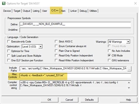 Da14531 I2cmaster Build Error Command Too Long For Buffer Bluetooth Low Energy Renesas
