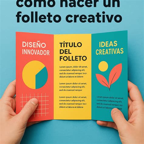 Como Hacer Un Folleto Creativo Empresa De Buzoneo Y Reparto De