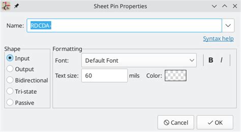 Schematic Editor 8 0 English Documentation KiCad