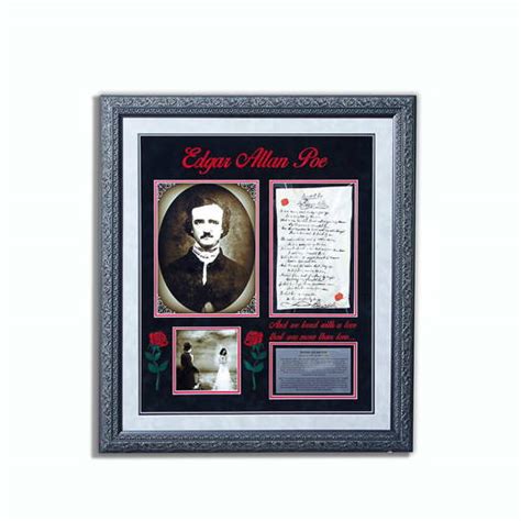 Edgar Allan Poe Signed Handwritten Poem Annabel Lee