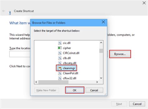Methods To Create Disk Cleanup Shortcut On Desktop In Windows