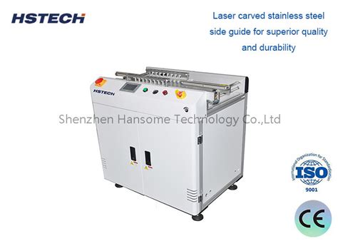 SMEMA PCB Handling Equipment Reject Conveyor With Laser Carved Stainless Steel Side Guide