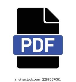 Pdf File Format Icon Vector Graphics Stock Vector Royalty Free 2289559081 Shutterstock