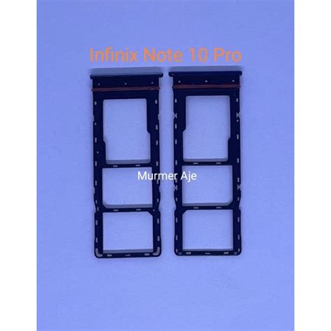 Jual Sim Card Tray Slot Sim Tempat Kartu Infinix Note 10 Pro Oem Shopee Indonesia