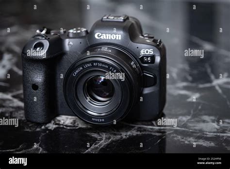 Modern Digital Mirrorless Camera Canon S New Mirrorless Camera Close