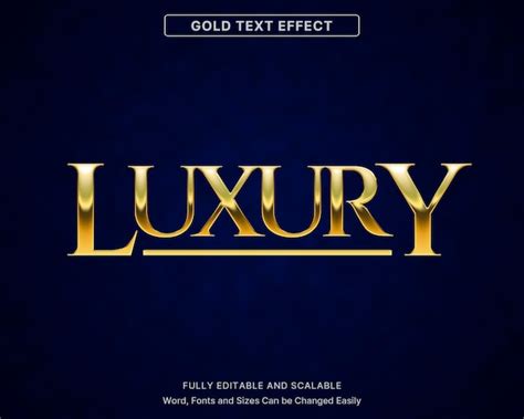 Efecto De Texto Dorado Archivo PSD Premium