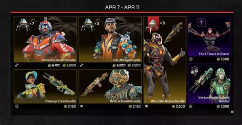Apex Legends Sun Squad Collection Event Datum Uhrzeit Belohnungen