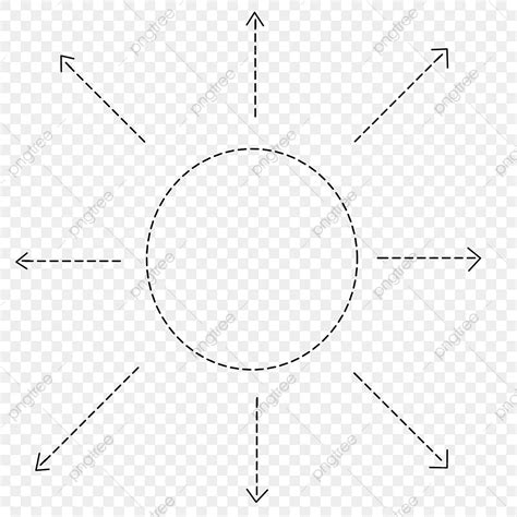 Dashed Arrow Hd Transparent Simple Dashed Arrow Set Collection For