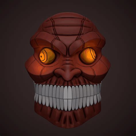 🎃 Turbo Granny Mask Dandadan Okarun Yokai・ Stl File For 3d