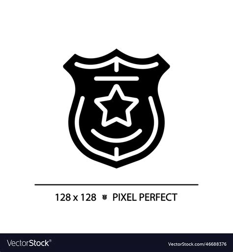 Law Enforcement Pixel Perfect Rgb Color Icon Vector Image