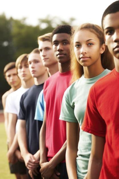 Premium Ai Image Shot Of A Group Of Young People Attending An