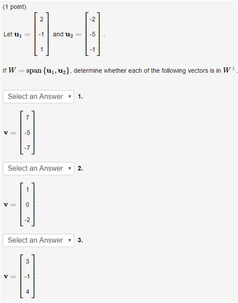 Solved Linear Algebra Question So The Answer Is Simply Chegg Com
