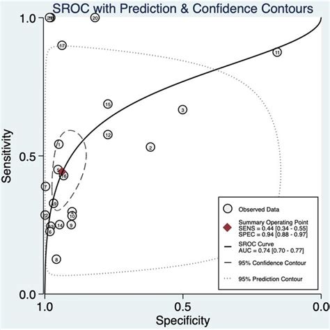 Hierarchical Summary Receiver Operating Characteristic Curve For