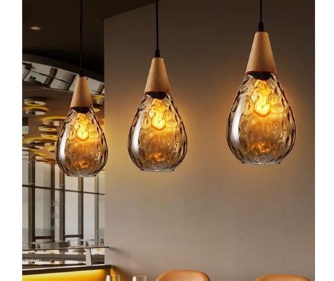Water Drop Glass Pendant Lighting Radianthomelighting