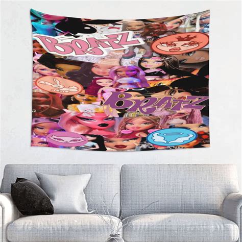 Brat Z Tapestry Kawaii Tapestry Room Decor Aesthetic Cute Room Decor