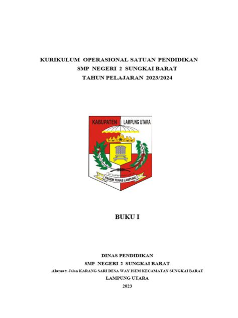 Kurikulum Operasional Satuan Pendidikan Pdf