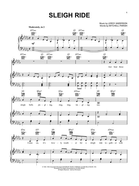 Sleigh Ride Sheet Music Direct
